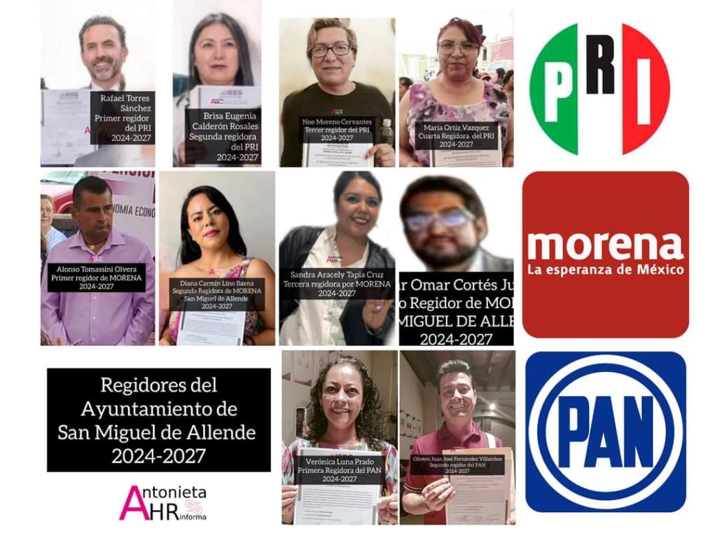 REGIDORES DEL AYUNTAMIENTO DE SAN MIGUEL DE ALLENDE 2024- 2027 ...